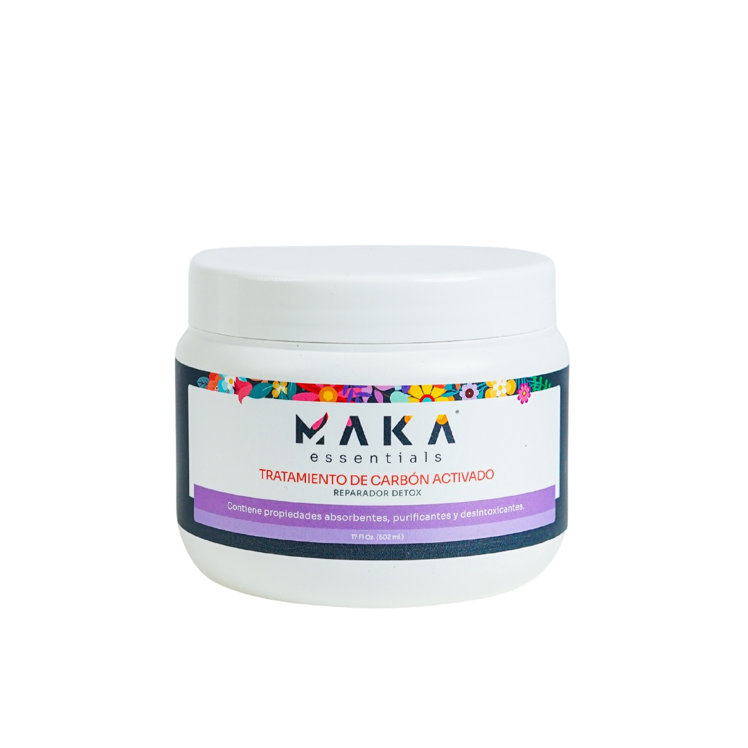 Mascarilla de Carbón Activado – Detox, 17 Oz. MAKA ESSENTIALS
